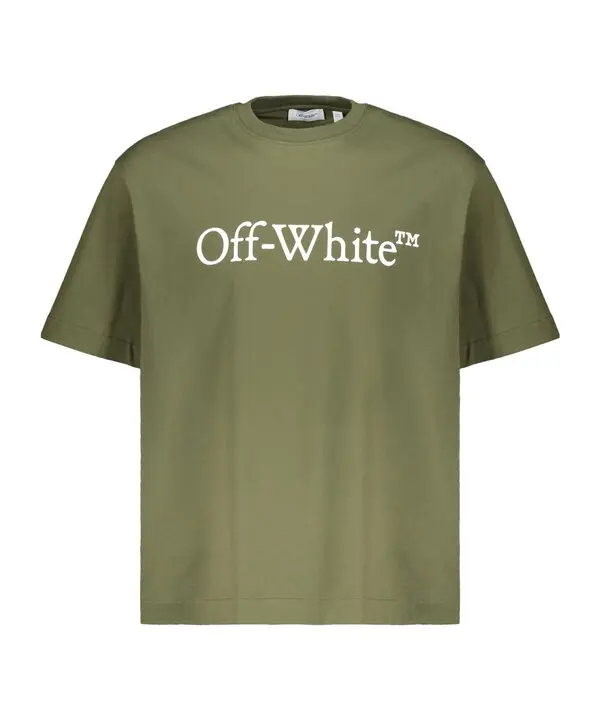 Off-White Logo Print T-shirt - Green