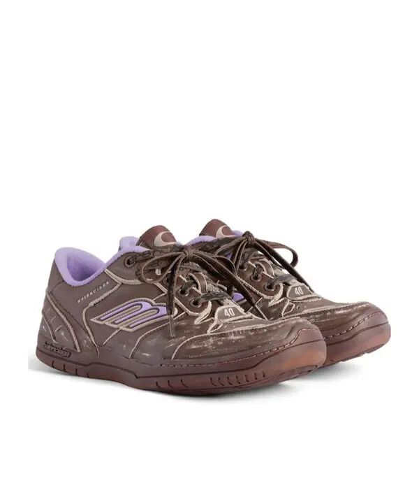 Balenciaga Medium Worn-out Sneakers - Brown/lavender