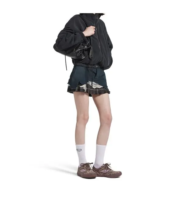 Balenciaga Medium Worn-out Sneakers - Brown/lavender