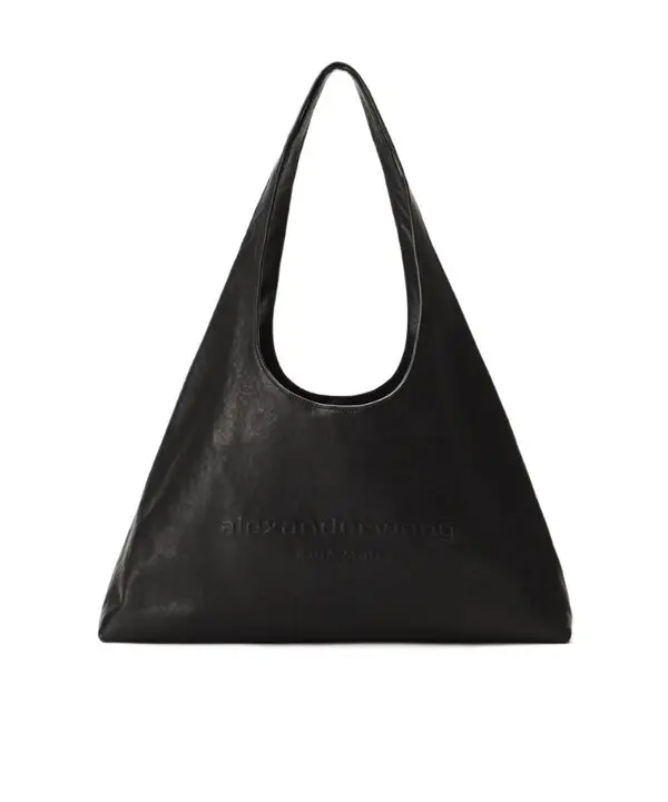 Alexander Wang Logo Detailed Shoulder Bag - Black