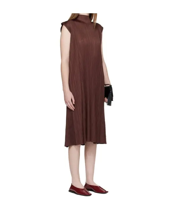 PLEATS PLEASE BY ISSEY MIYAKE Pleated Midi Dress
