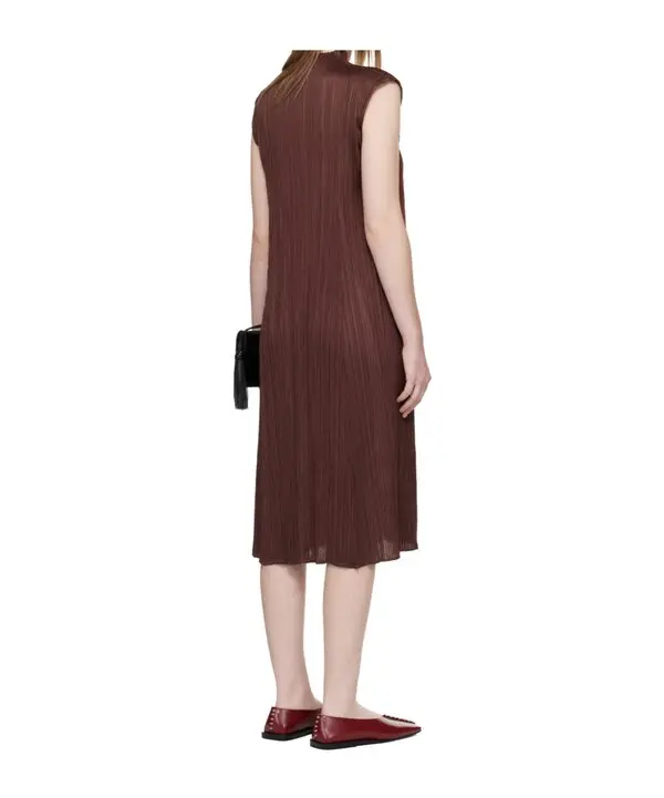 PLEATS PLEASE BY ISSEY MIYAKE Pleated Midi Dress