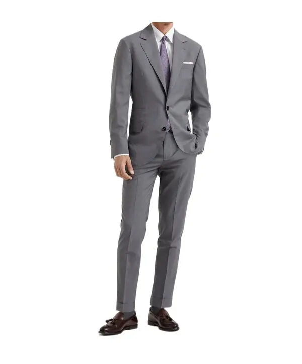 Brunello Cucinelli Wool Suit Set - Grey