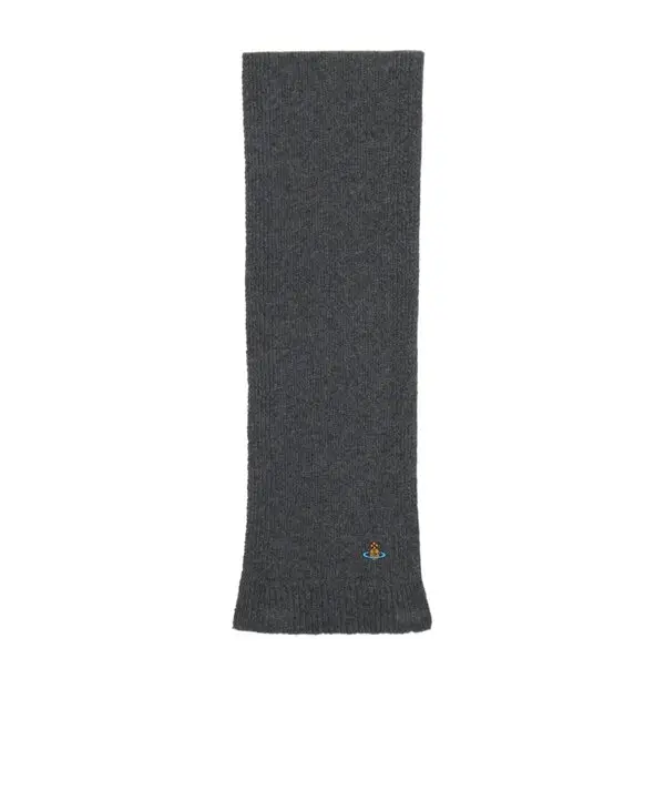 VIVIENNE WESTWOOD Cashmere Scarf - Grey