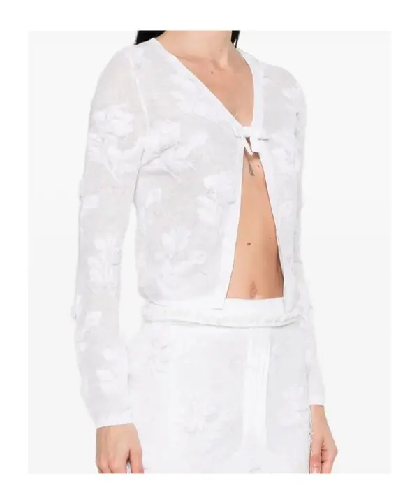 SHUSHU/TONG Long Sleeve Knitwear With Bow Detail - No