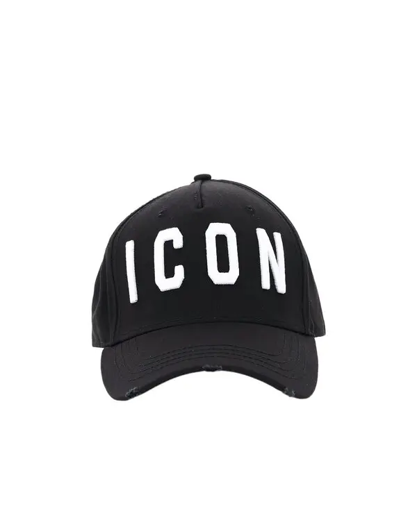 Dsquared2 Icon Embroidered Baseball Cap - Black