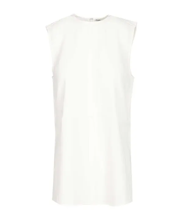 TOTEME Crewneck Sleeveless Top - Off-white