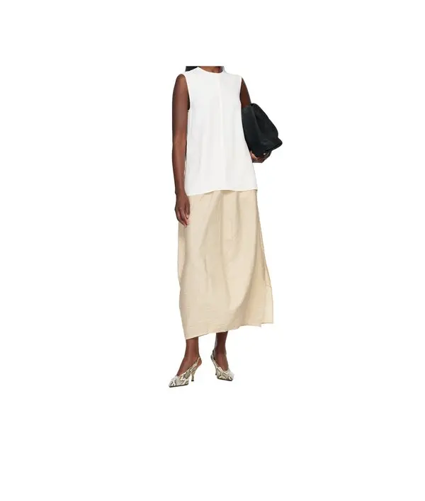 TOTEME Crewneck Sleeveless Top - Off-white