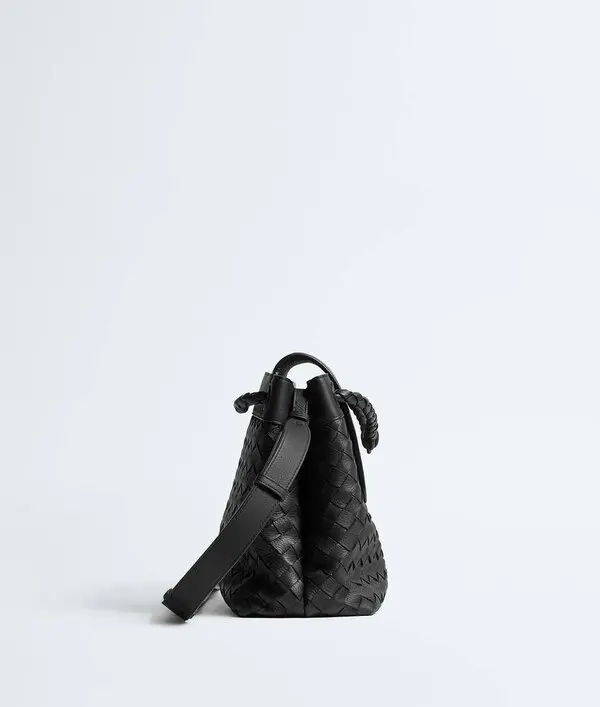 Bottega Veneta Andiamo Messenger Bag - Black