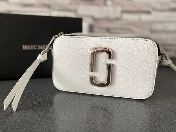Marc Jacobs The Snapshot Dtm Crossbody Bag - White
