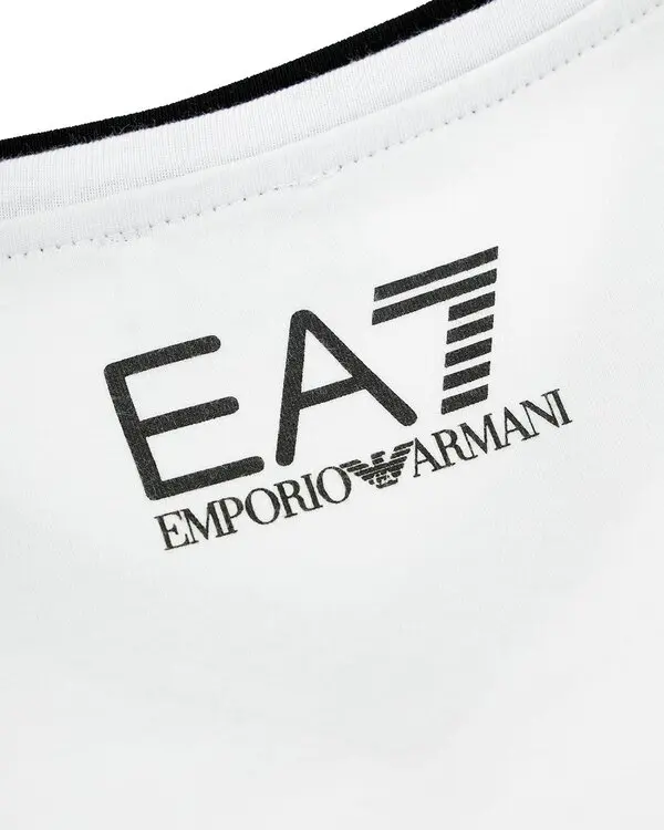EA7 Logo T-shirt With Round Neck