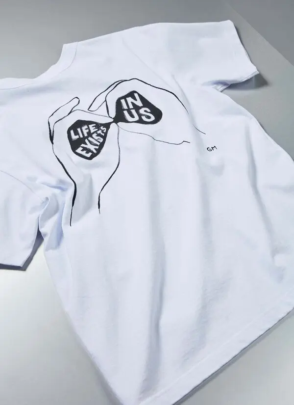 Sacai Logo Detailed Crewneck T-shirt - White