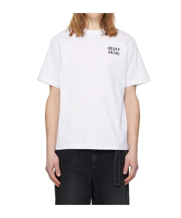 Sacai Logo Detailed Crewneck T-shirt