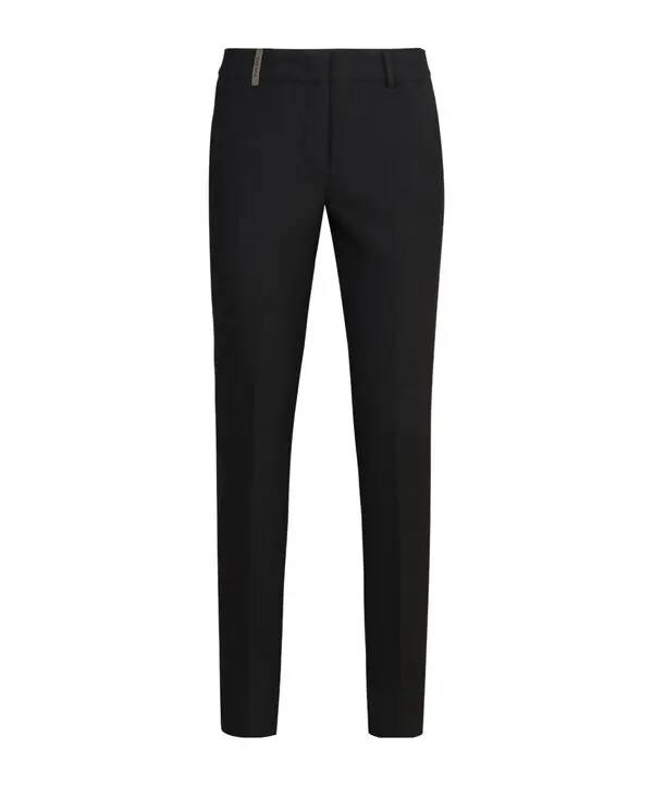 Peserico Slim Fit Pants - Black