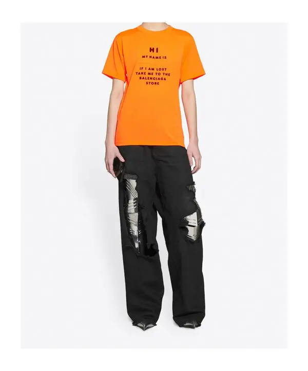 Balenciaga Slogan Print T-shirt