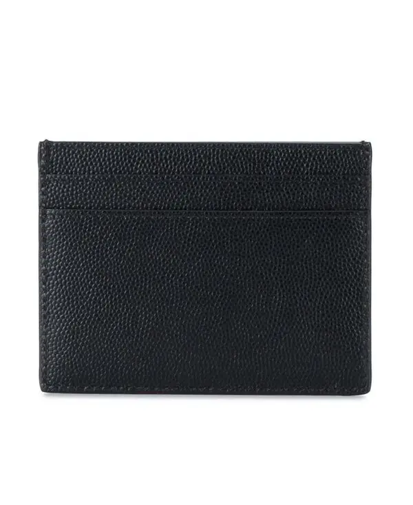 Saint Laurent Logo Printed Cardholder - Black