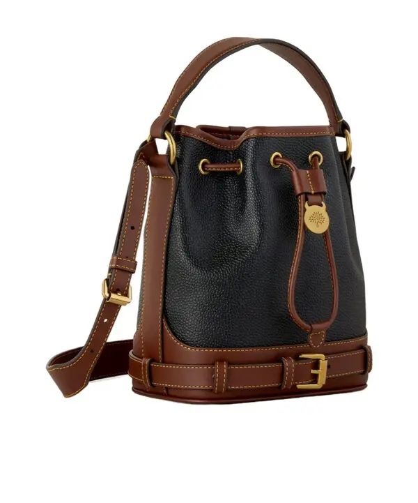 Mulberry Scotchgrain Buckle-detail Bucket Bag