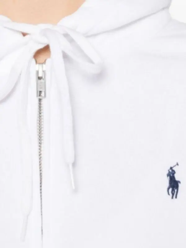 Polo Ralph Lauren Full-zip Hoodie - White