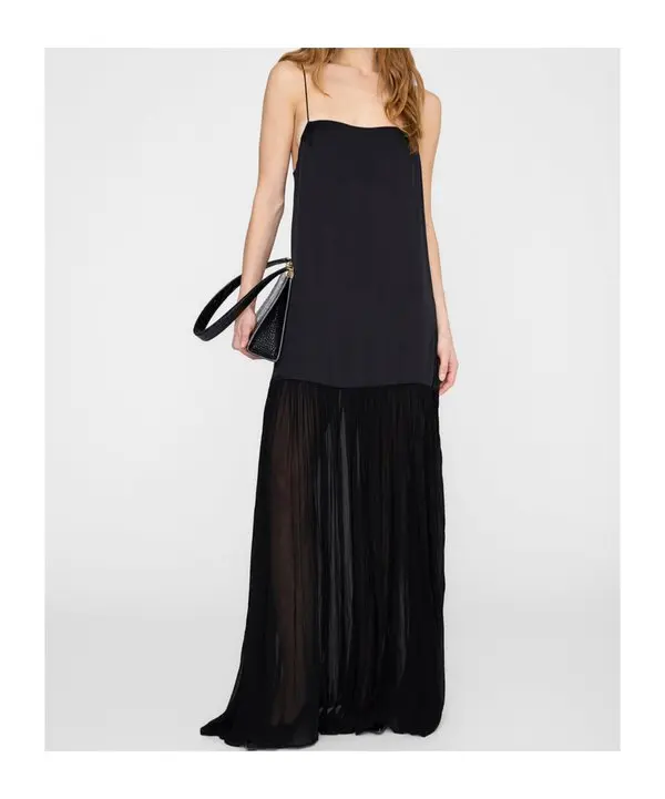 ANINE BING Clementine Pleated Maxi Dress