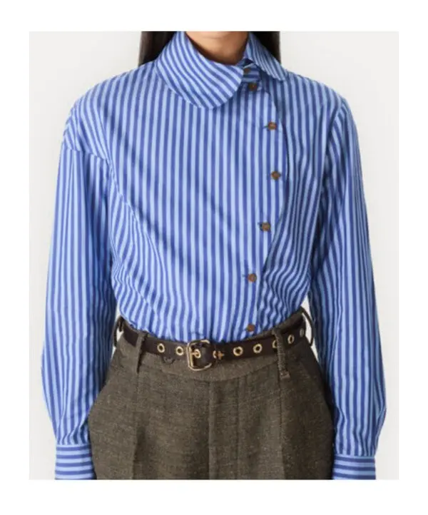 VIVIENNE WESTWOOD Bella Striped Shirt - Blue
