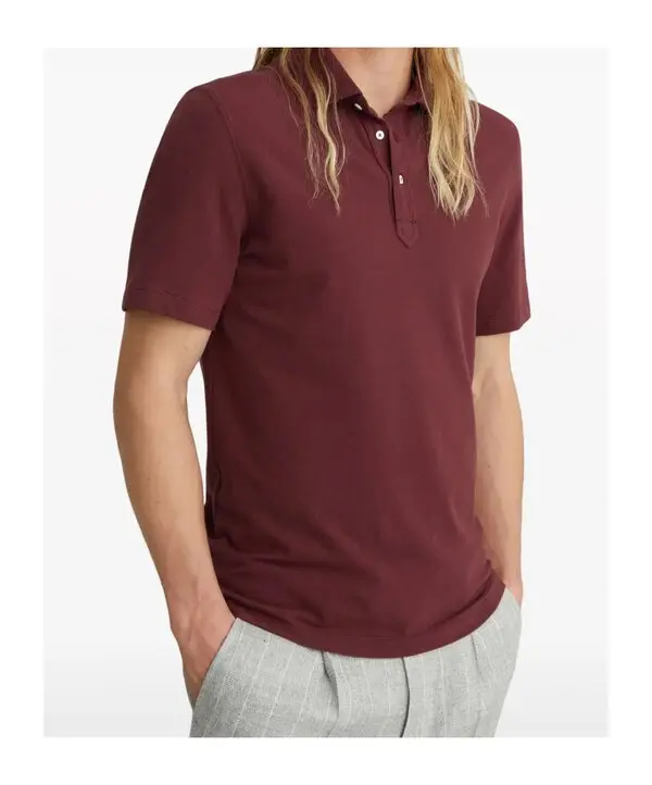 Brunello Cucinelli Cotton Polo Shirt - Red