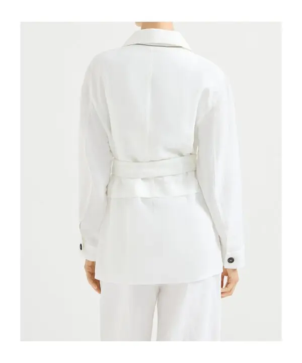 Brunello Cucinelli Belted Pocket Jacket