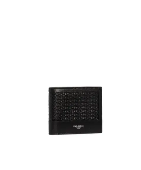 Dolce & Gabbana Dolce Gabbana Logo Stamp Bi-fold Wallet