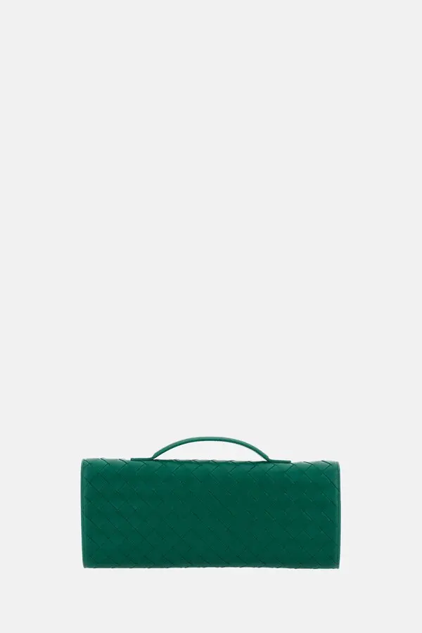 Bottega Veneta Andiamo Clutch - Green