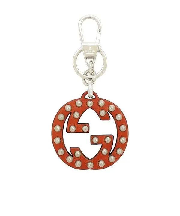 Gucci Double G Keychain - Red