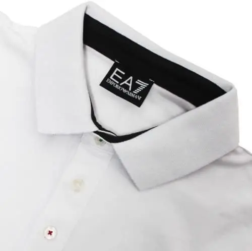 EA7 Lapel Logo Polo Shirt