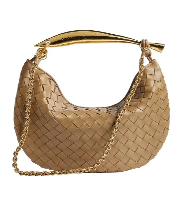 Bottega Veneta Gemelli Small Shoulder Bag - Deep Nut Brown