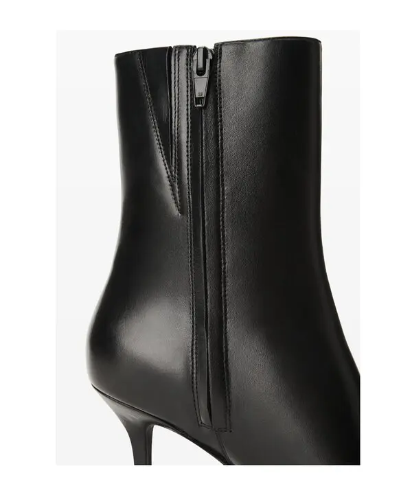 Alexander Wang Ferrara Ankle Boots With Metal Cap Toe