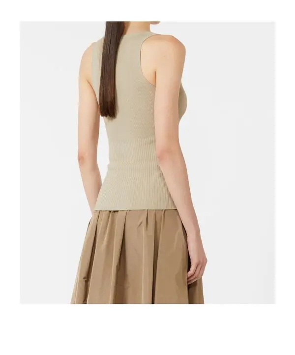 Max Mara Ghiro Ribbed Knit Tank Top - No
