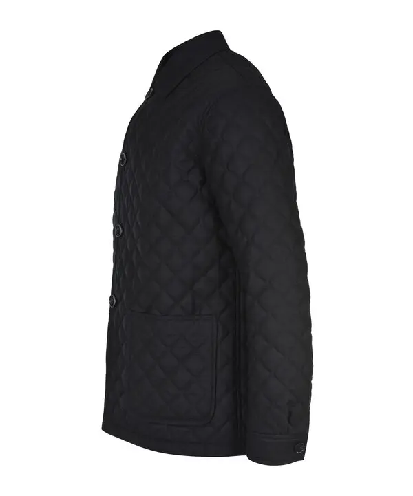 Tagliatore Quilted Shirt Collar Jacket