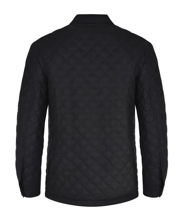Tagliatore Quilted Shirt Collar Jacket