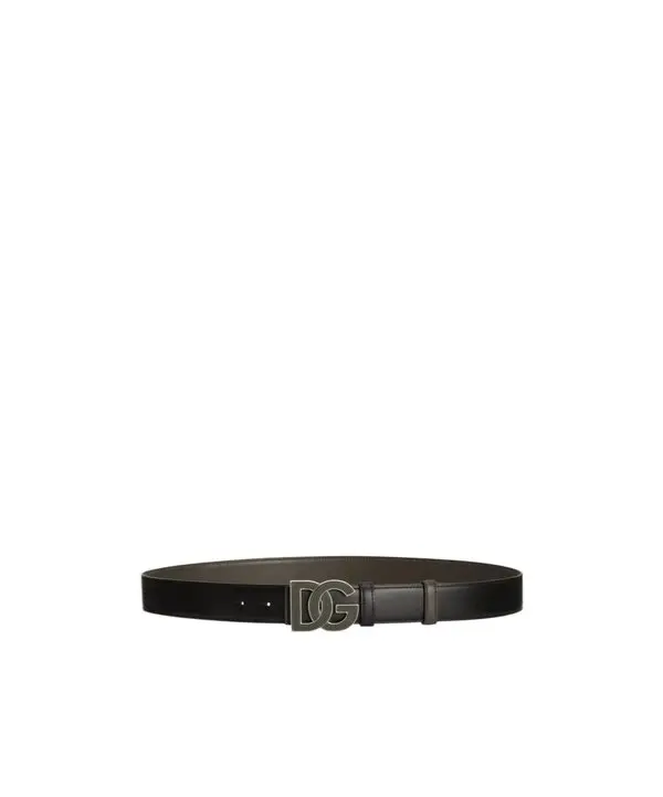Dolce & Gabbana Dg Logo Belt - Black