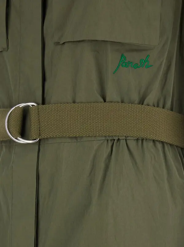 P.a.r.o.s.h Cotton Belted Jumpsuit