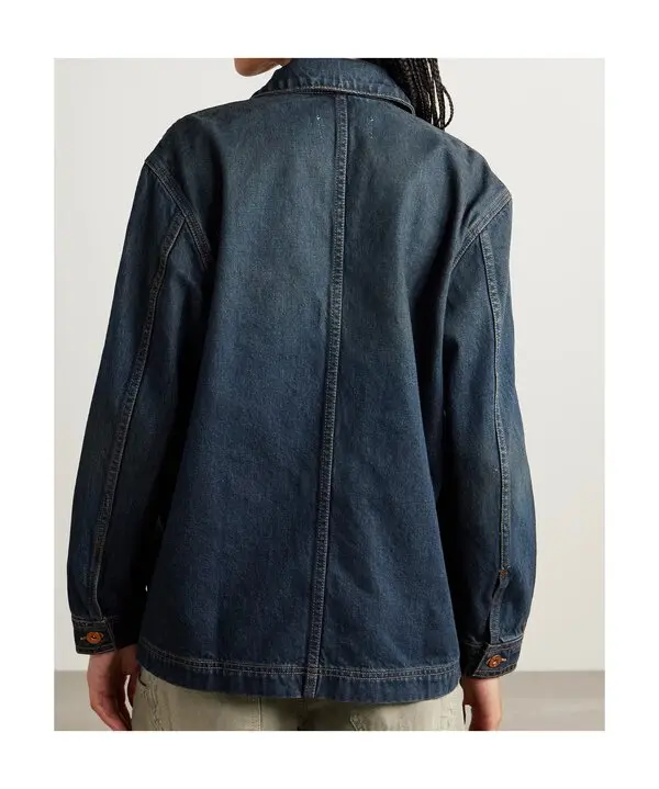 SLVRLAKE Worker Denim Jacket - Dark Blue