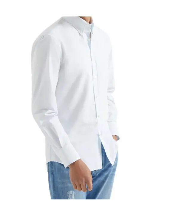 Brunello Cucinelli Striped Cotton Shirt