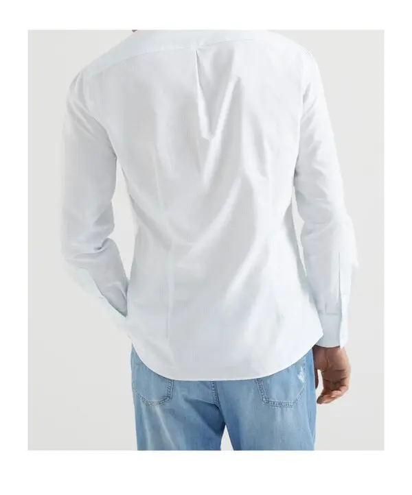 Brunello Cucinelli Striped Cotton Shirt