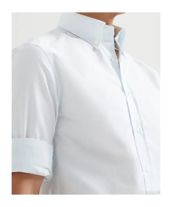 Brunello Cucinelli Striped Cotton Shirt
