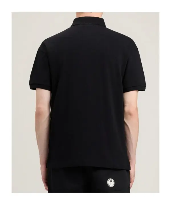 Palm Angels Curved Logo Polo Shirt