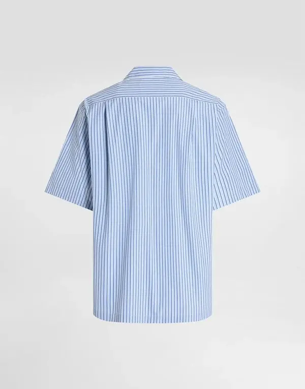 Dolce & Gabbana Dolce Gabbana Hawaii Striped Poplin Shirt