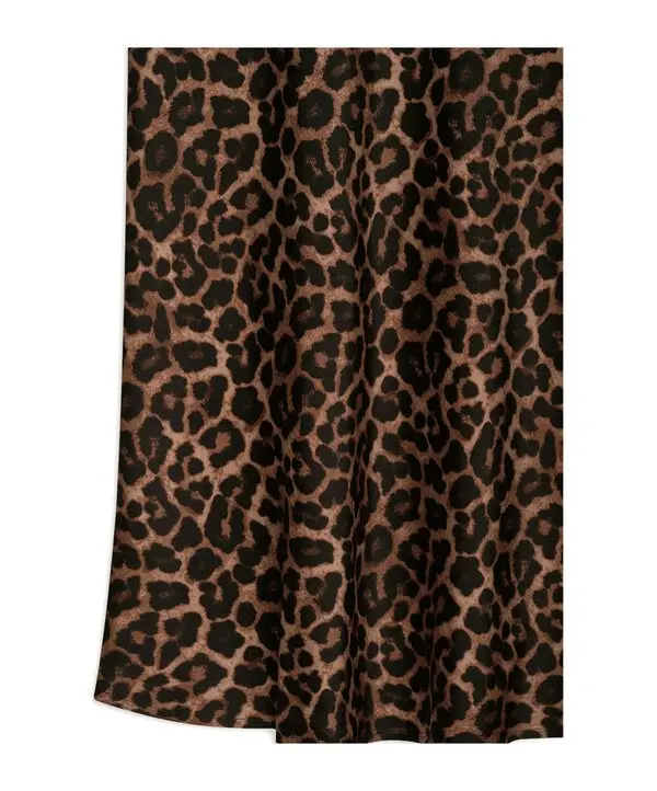 ANINE BING Leopard-printed Midi Skirt