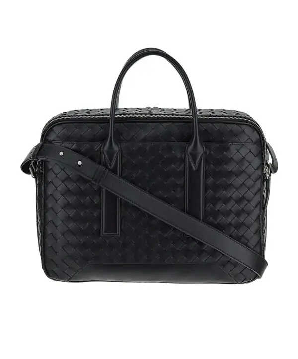 Bottega Veneta Intrecciato Zipped Travel Bag