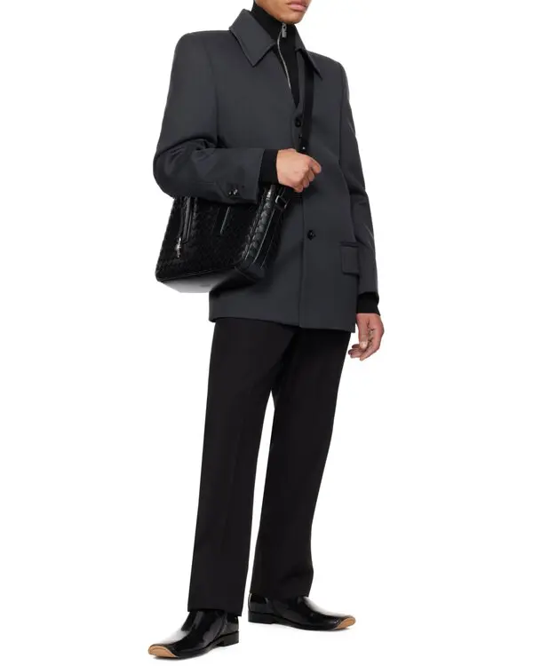 Bottega Veneta Intrecciato Zipped Travel Bag