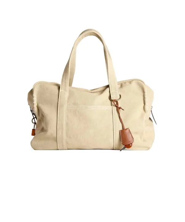 J.W.ANDERSON Jw Anderson Weekender Zip Tote Bag - Stone