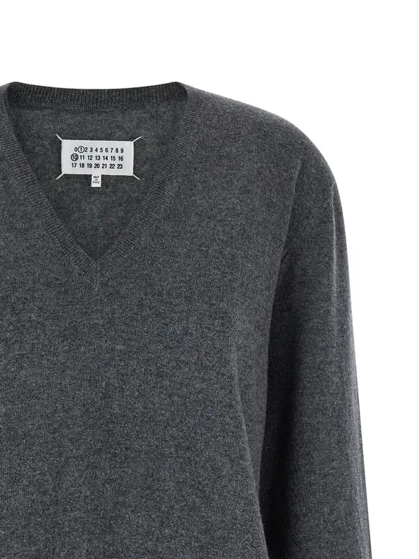 MAISON MARGIELA Four Stitches V-neck Sweater