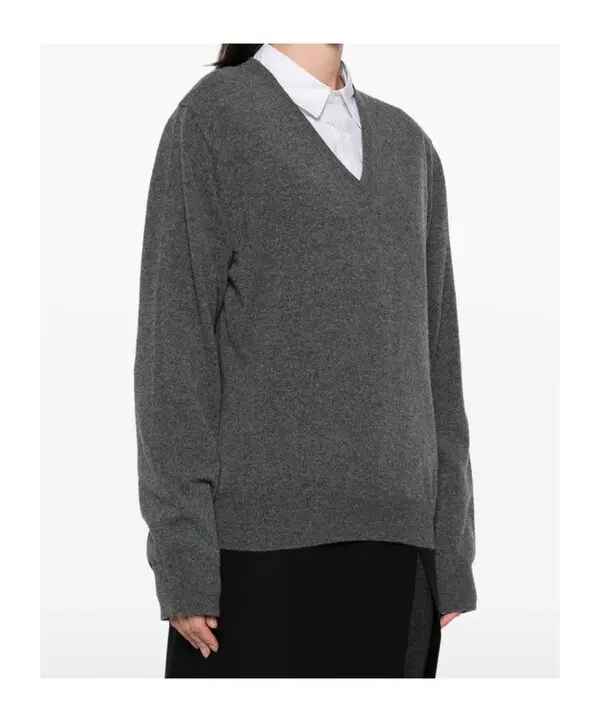 MAISON MARGIELA Four Stitches V-neck Sweater