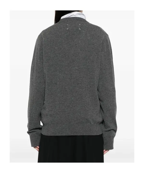 MAISON MARGIELA Four Stitches V-neck Sweater